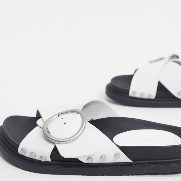 Truffle Collection | Shoes | Truffle Collection Buckle Black White ...